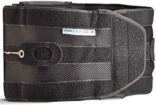 Aspen Quikdraw PRO Back Brace - Medium Black - Lumbar Pain Relief with ...