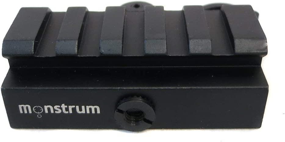 Monstrum Tactical Low Profile Picatinny Riser Mount - Quick Release, 0. ...