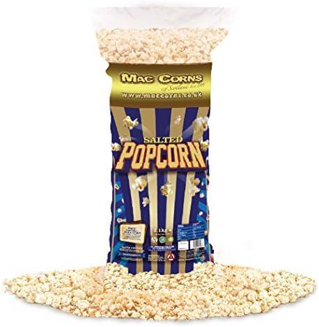 Mac-Corns 2 Bulk Packs Traditional Popcorn - 3kg Sweet & 2.1kg Salted - Re-sealable Bulk Packs ...