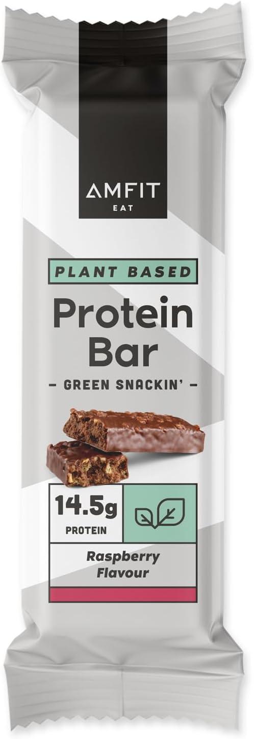 Amazon Brand - Amfit Nutrition Low Sugar Plant-Based Protein Bar ...