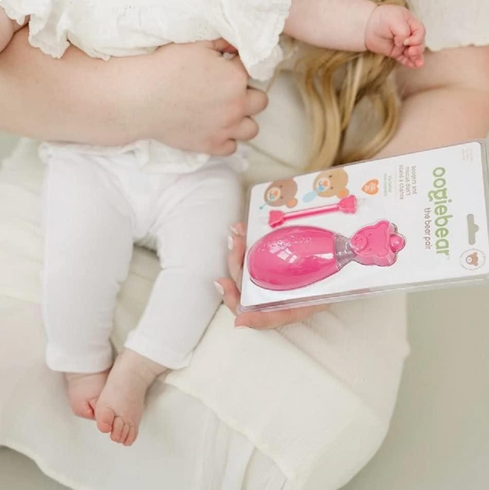 oogiebear Bear Pair - Safe Baby Booger Cleaner & Nose Sucker Duo | Bulb ...