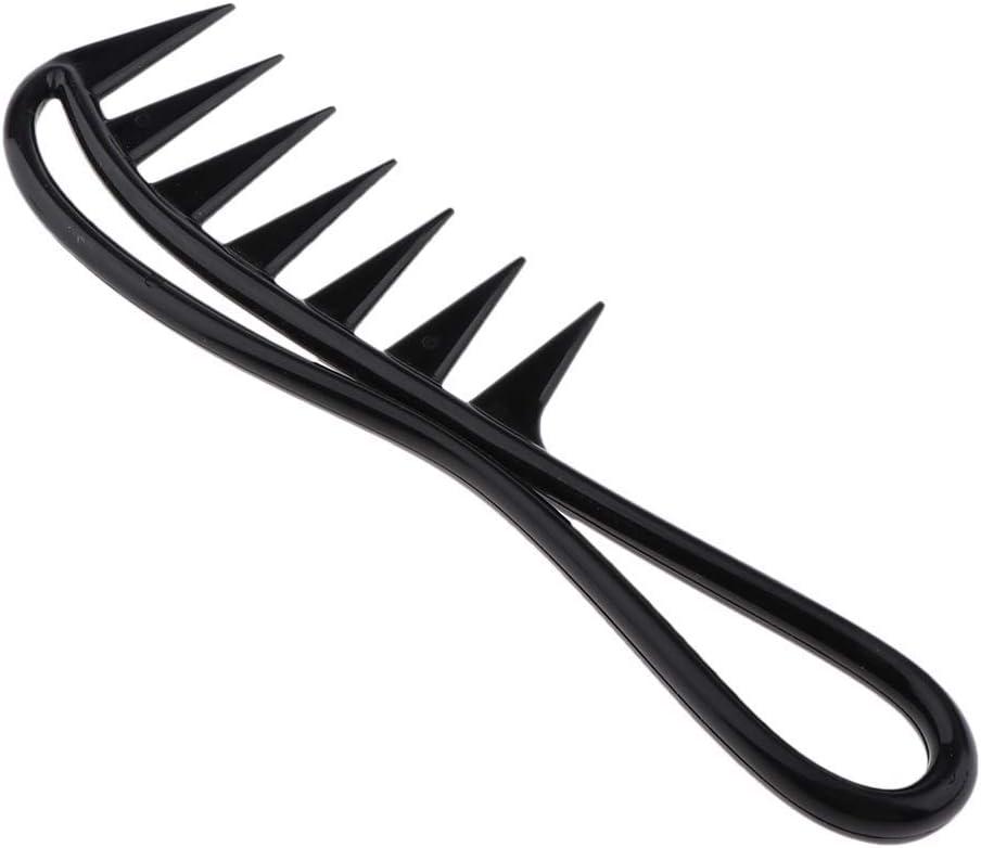 Zalati Wide Teeth Comb - Detangling Afro Comb for Long, Thick, Curly ...