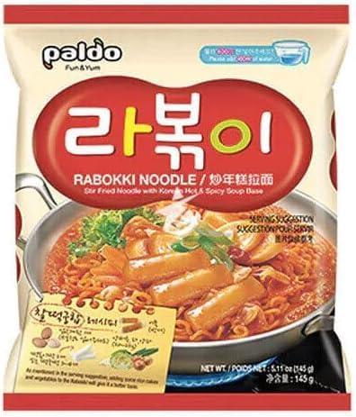 PALDO Rabokki Ramen Korean Topokki Taste Hot & Spicty Instant Noodles 145g (Pack of 4) | Buy Now ...