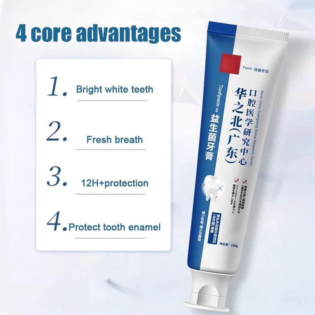 Japanese Probiotic Tooth Whitening Toothpaste - Stain Removal & Plaque ...