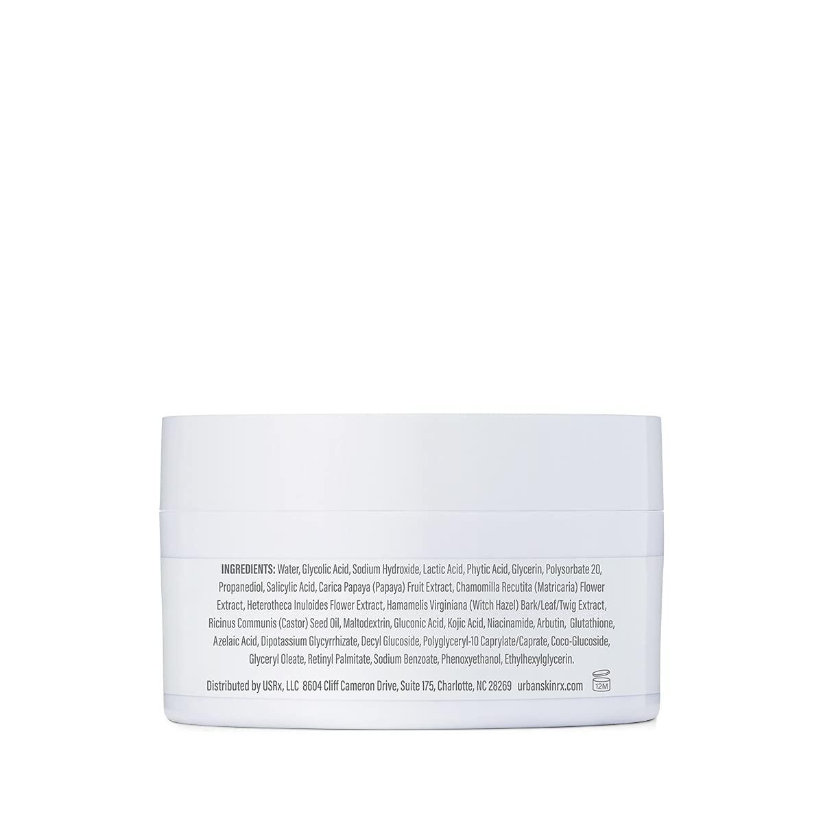 Urban Skin Rx Clear & Even Tone Glycolic Pads - Exfoliating Formula ...