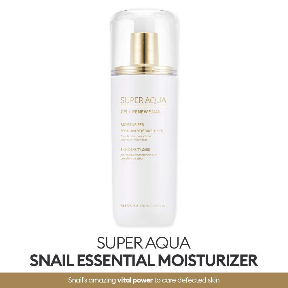 MISSHA Super Aqua Snail Essential Moisturizer 130ml - Skin Barrier ...
