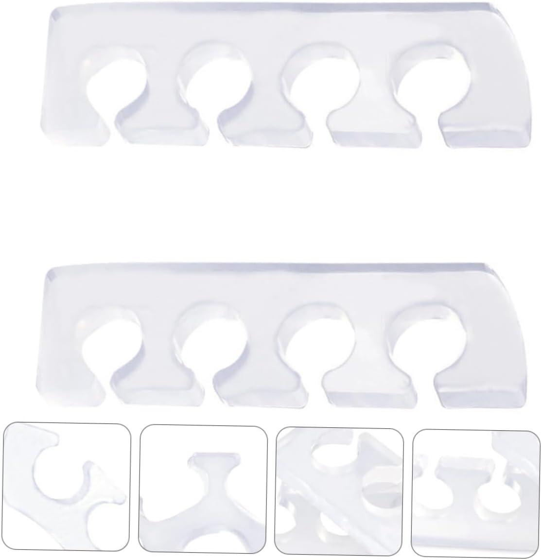 Hemoton Silicone Gel Toe Separators - 2 Pairs Orthopedic Toe Dividers ...