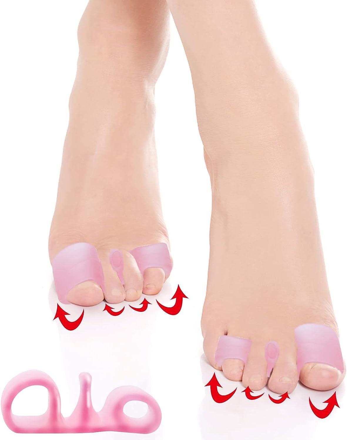 TBoxBo Pinky Toe Separator 18-Piece Set - Toe Straightener for Hammer ...