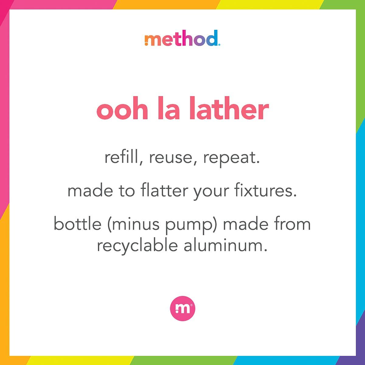 Method Premium Gel Hand Soap Refill, Vanilla + Raspberry, Recyclable ...