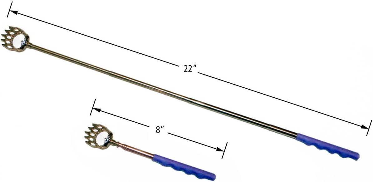 5 Pack Telescoping Back Scratcher Set - Bear Claw Metal Backscratchers ...