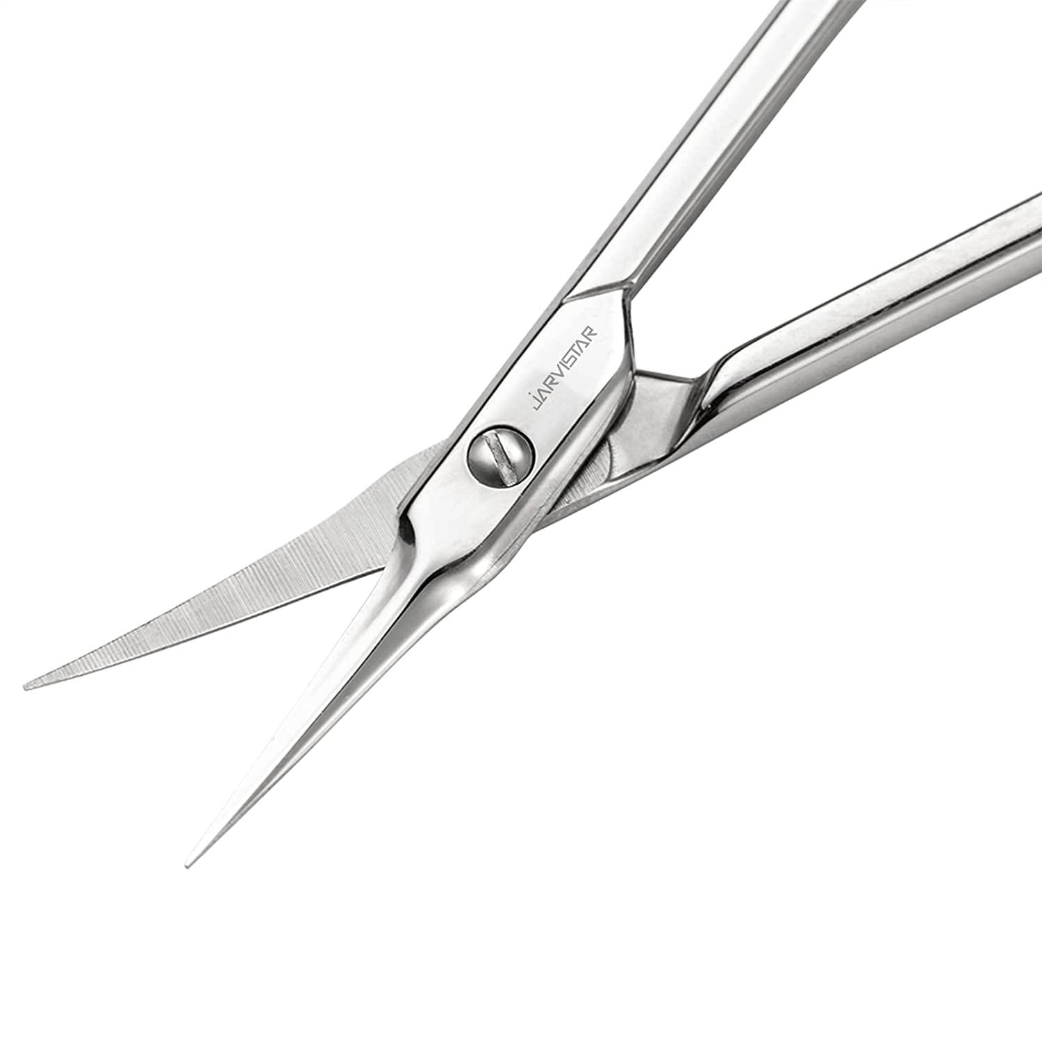 JARVISTAR Extra Fine Small Nail Scissors - Stainless Steel Cuticle ...