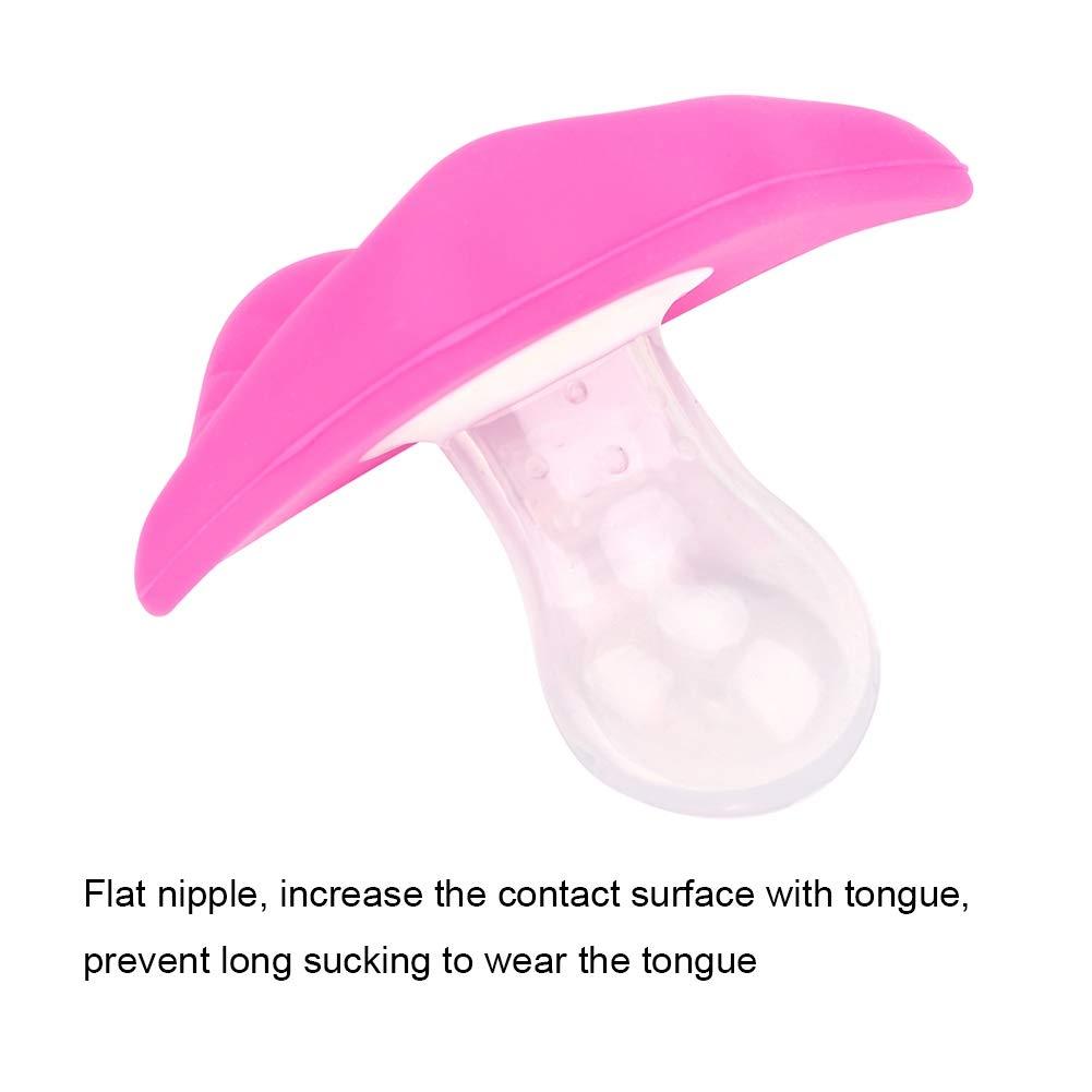 Cute Lip Shape Baby Pacifier | Funny Kiss Lips Pacifier for Toddlers ...