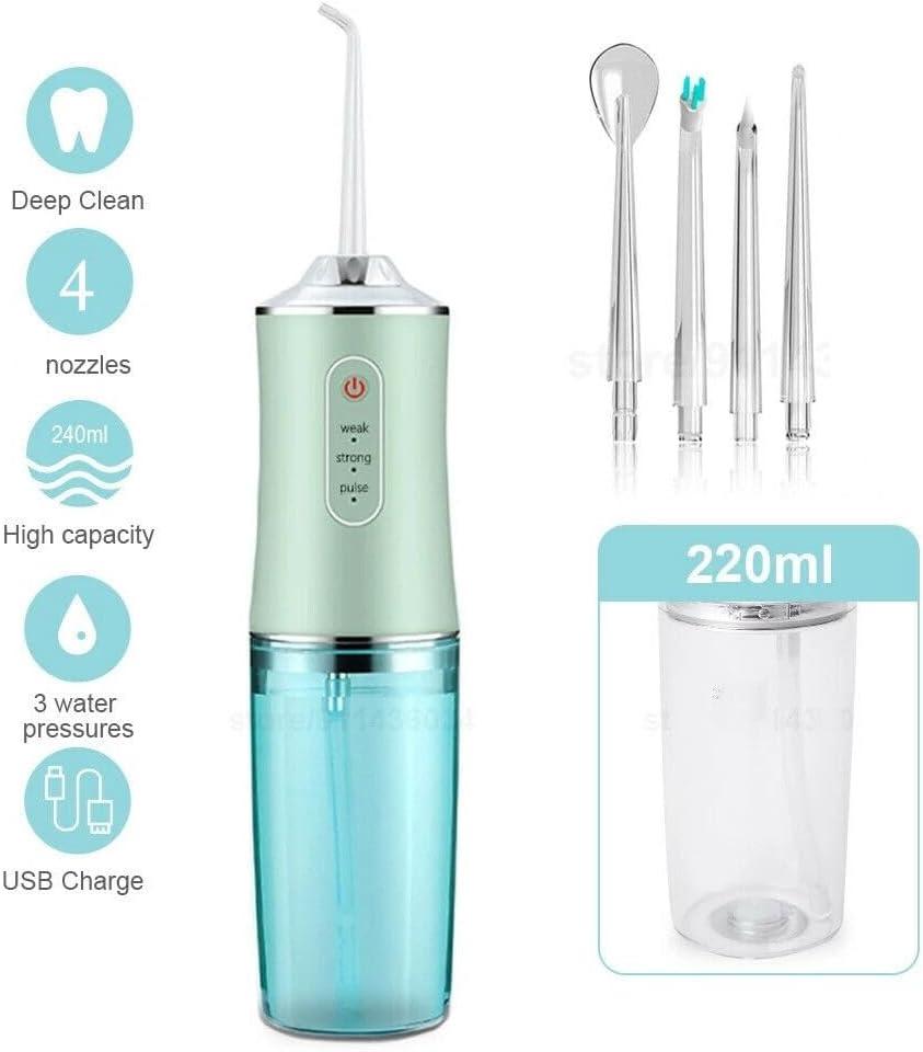 Wireless Electric Mouth Shower - Rechargeable USB Tooth Cleaner with 4 ...