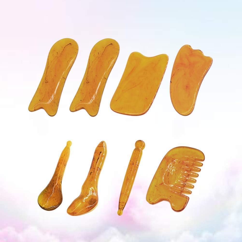 8PC Acupuncture Tools Set - Gua Sha Charge Plate & Massage Tools for ...