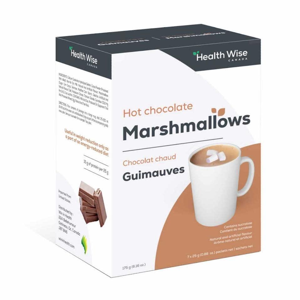Health Wise Hot Chocolate Marshmallows 15g protein 7 packets | Buy Now ...
