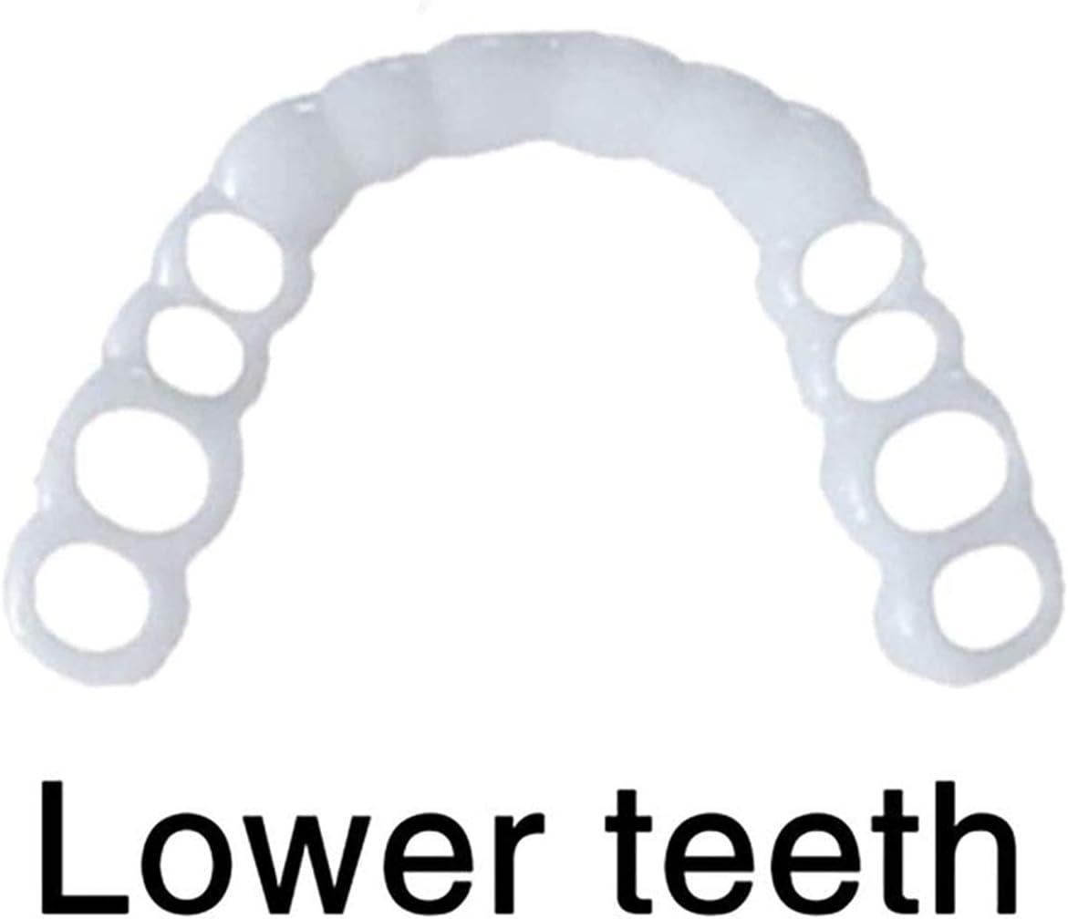 Ingke Instant Veneers - 2 Pairs of Upper & Lower Fake Teeth for a ...