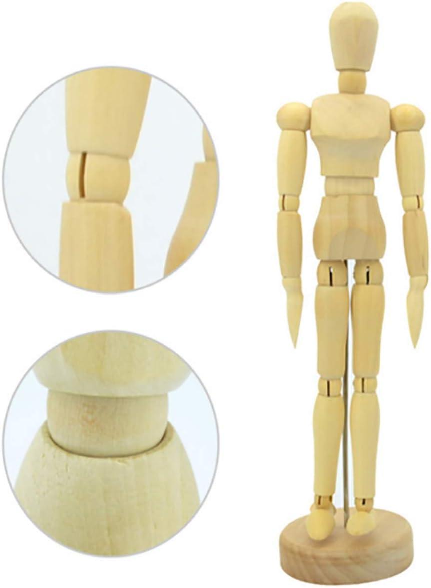 12 inch Wooden Manikin Mannequin Sketching Lay Figure Drawing Model for ...