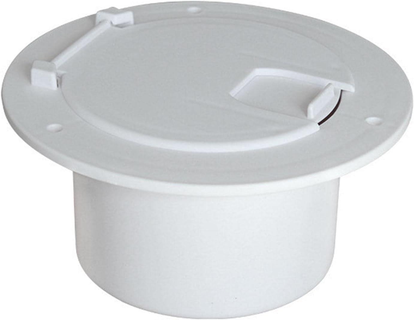 Aibyks RV Power Cable Hatch Cover - Round White Deck Cover for RV Spare ...
