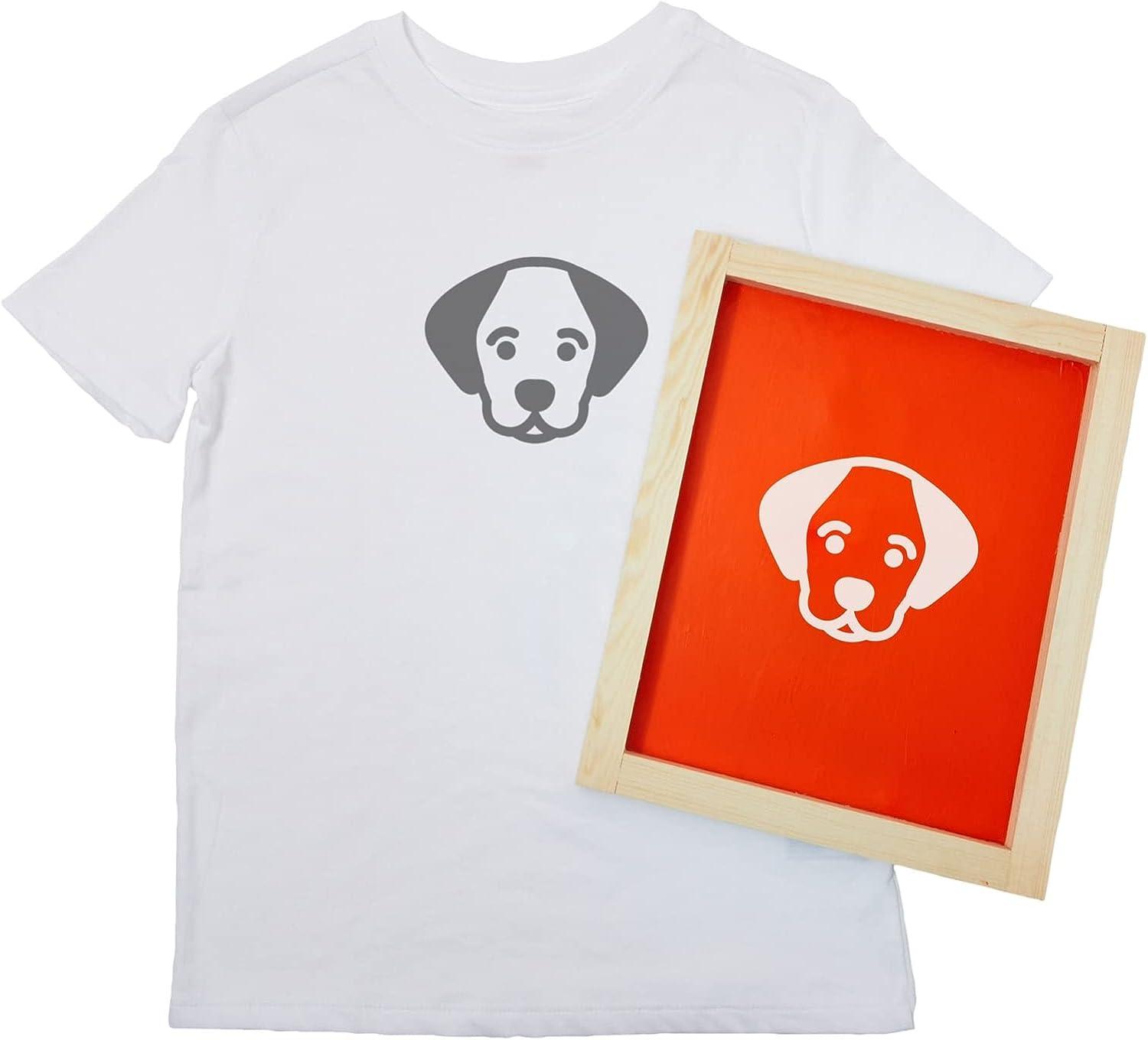 Wood Silk Screen Frame Set for Beginners and Kids - 6-Piece Starter Kit ...