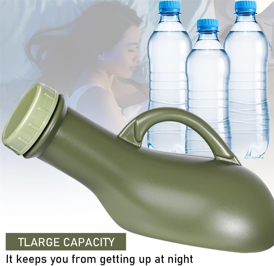 Portable Urinal Travel Toilet Bottle with Funnel - 1000ML Unisex Pee ...