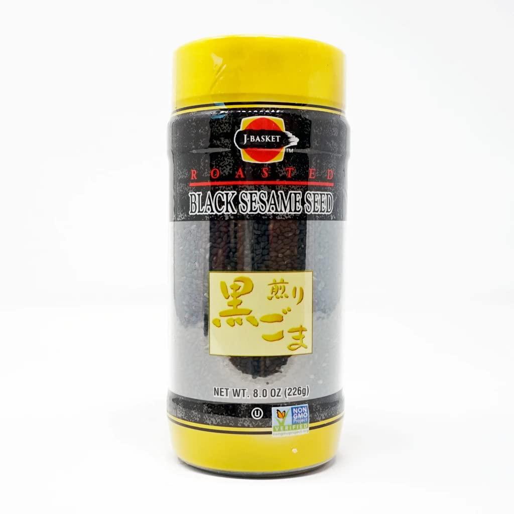 JFC Roasted Black Sesame Seeds Iri Goma 8 oz - Premium Quality Japanese ...