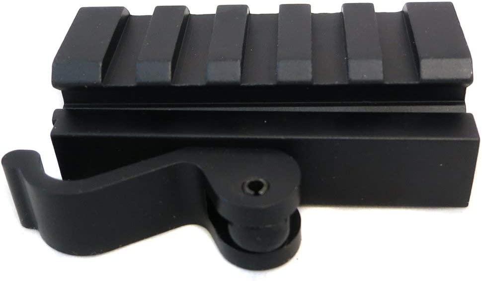 Monstrum Tactical Low Profile Picatinny Riser Mount - Quick Release, 0. ...