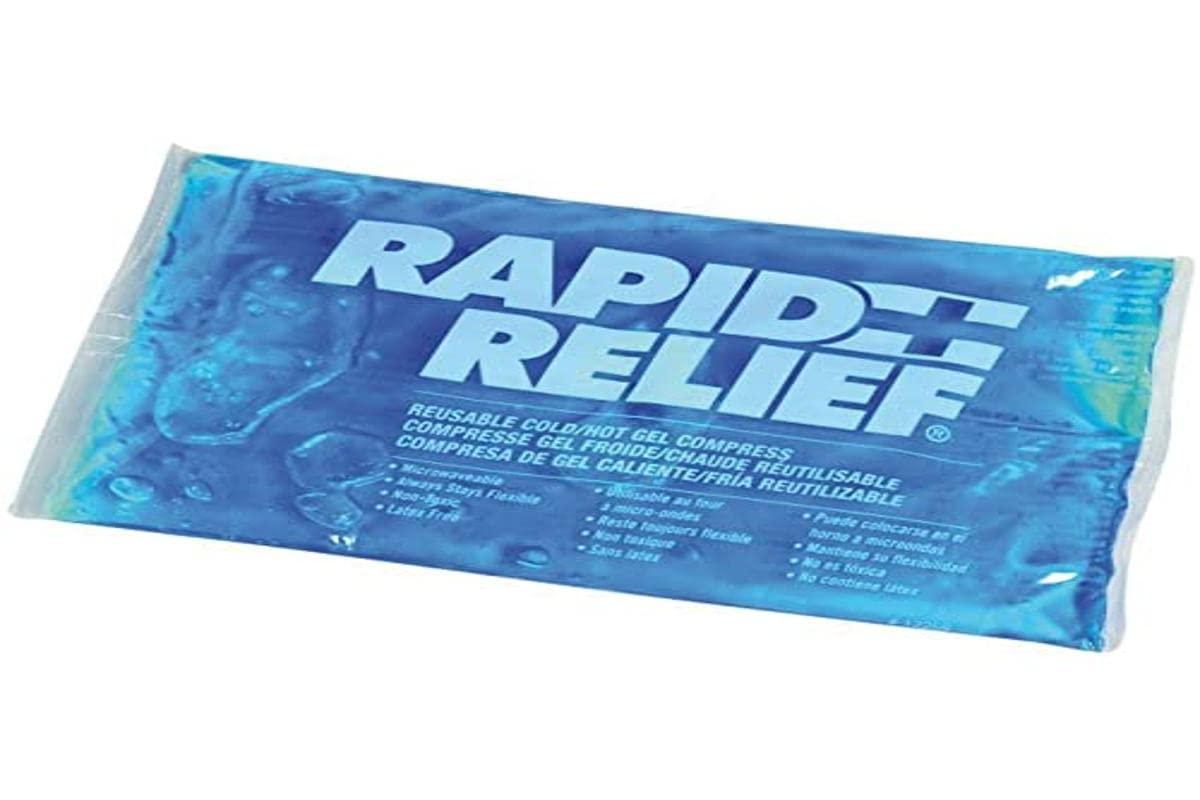 Rapid Relief Reusable Cold/Heat Compress - 15 x 26 cm for Pain Relief ...