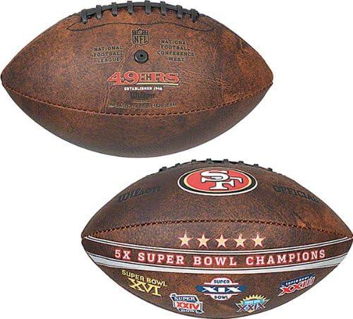 NFL San Francisco 49ers 9-Inch Championship Commemorative Football ...