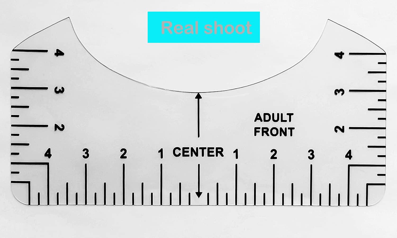LBttnny Tshirt Ruler Guide - Heat Press Alignment Tool for Vinyl HTV ...