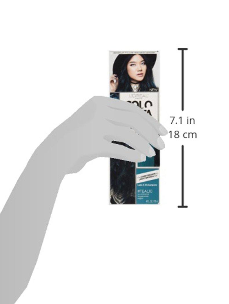 L'Oreal Paris Colorista Teal Semi-Permanent Hair Color for Brunettes ...
