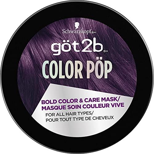 Got2b Color Pop Purple Hair Color Mask 5.1 oz - Semi-Permanent Dye ...