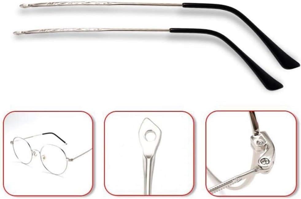 Buy EPASHA Silver Vintage Metal Eyeglass Replacement Temple Frames ...