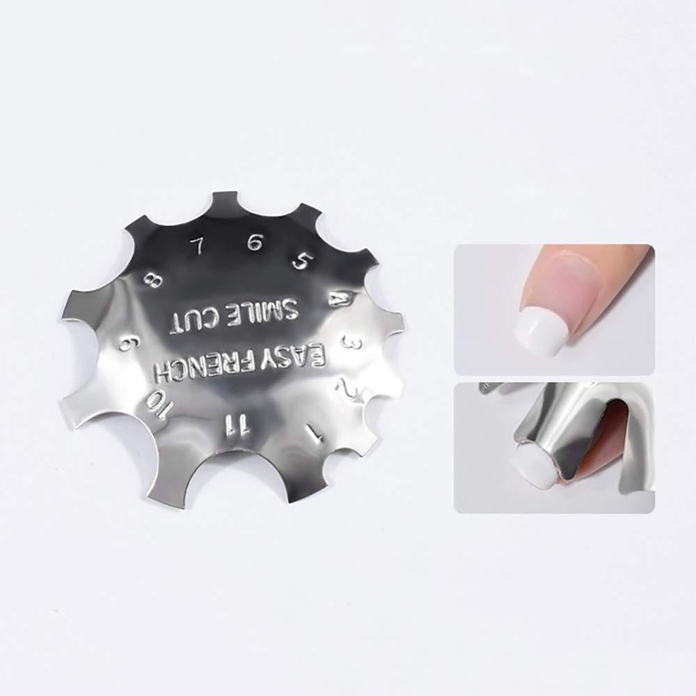 SILPECWEE 3 Pack French Smile Line Cutter Tool Set - C-Shape Manicure ...