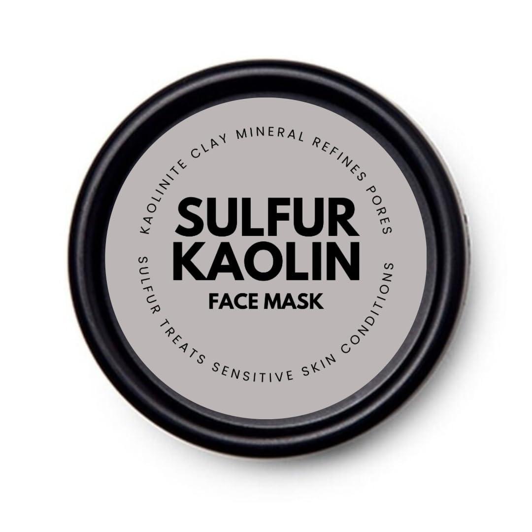 Sulphur & Kaolin Face Mask | Blemish Control | Healing Mask | Acne ...