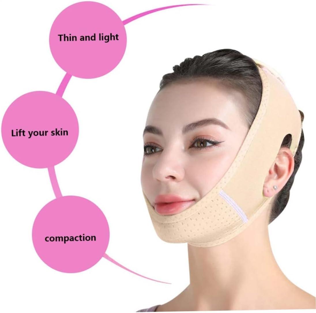 Double Chin Reducer V Line Facial Bandage Adjustable V Shaped Face Mask ...