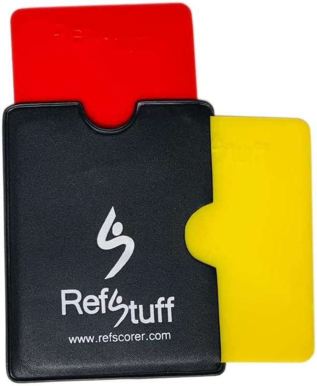 RefStuff RefScorer RefSwallet Compact Soccer Referee Wallet with Red ...