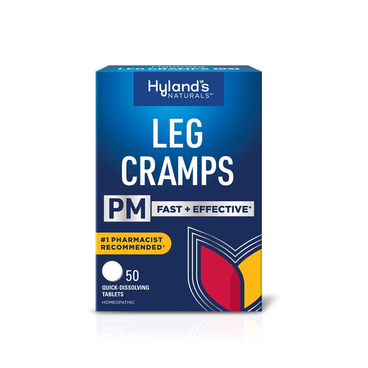 Leg Cramps Tablets by Hyland's Naturals, PM Nighttime Formula, Natural ...