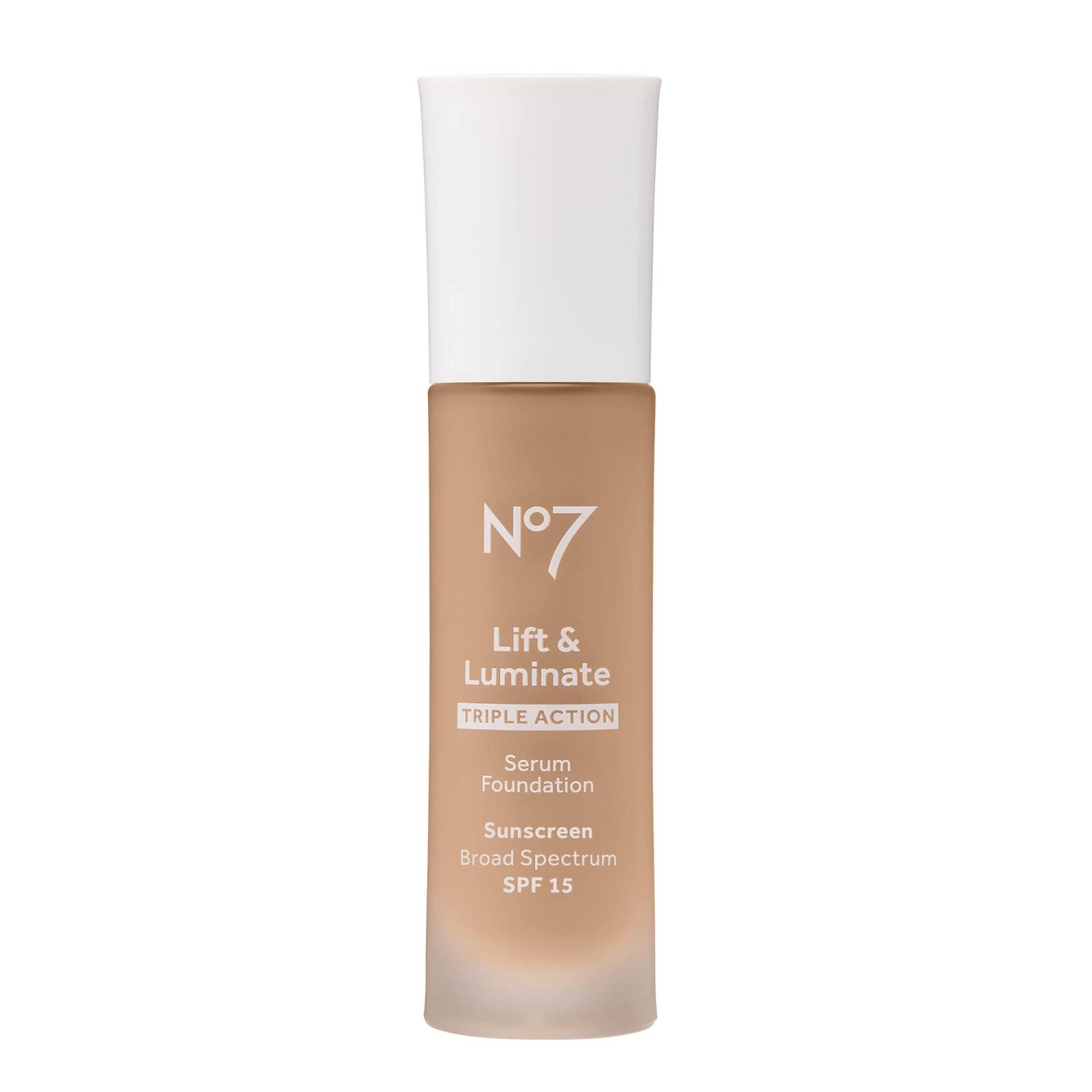 No7 Lift & Luminate Triple Action Serum Foundation - Latte - SPF 15 - 30ml | Buy Now with ...