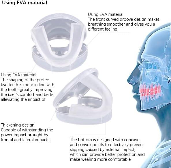 MUNSKT Reusable Teeth Grinding Mouth Guard Kit - 4 PCS Moldable Night ...