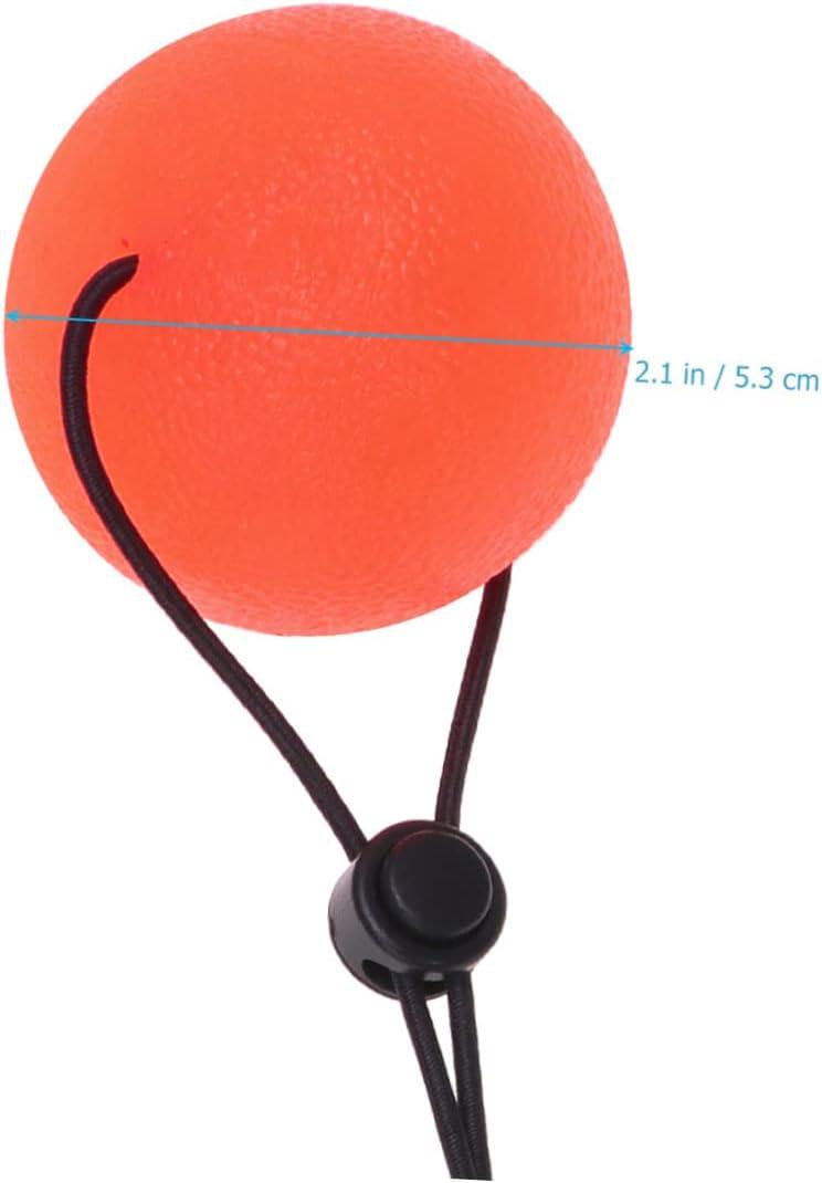 Solustrie Finger Handle Squeeze Ball - Wrist Exercise & Strength ...