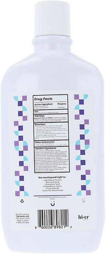 Plaque HD Mouth Rinse: Whitening & Remineralizing Fresh Mint | 16oz ...