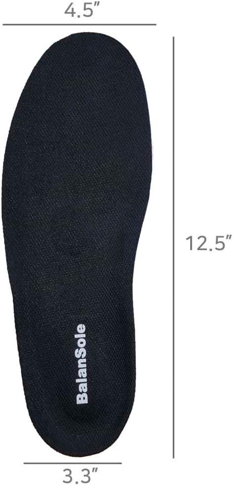 Men's Wide Fit Insoles 4E EEEE - Black | Comfort and Support | Buy Now ...