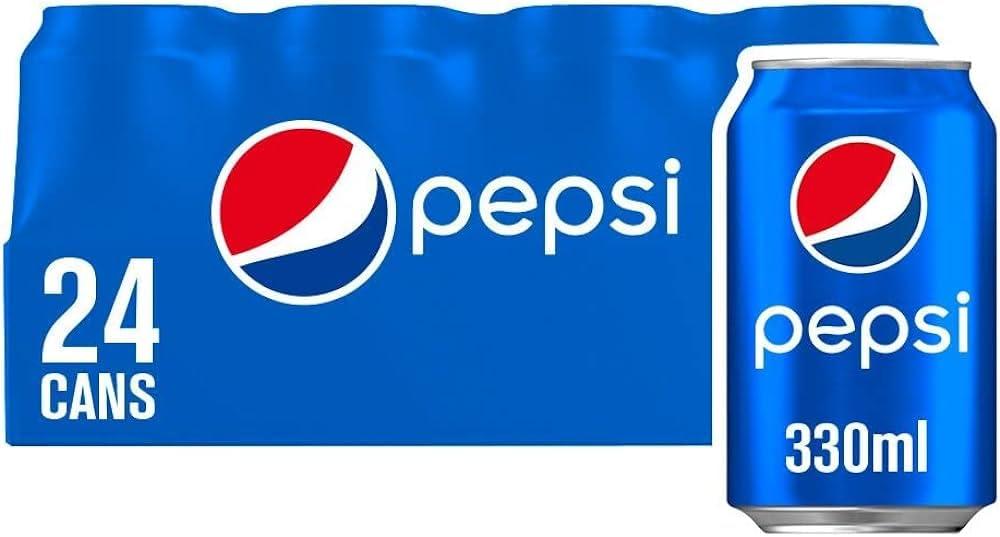 Pepsi Regular Soft Drink Cans 330ml Classic Pepsi Flavor | Convenient ...