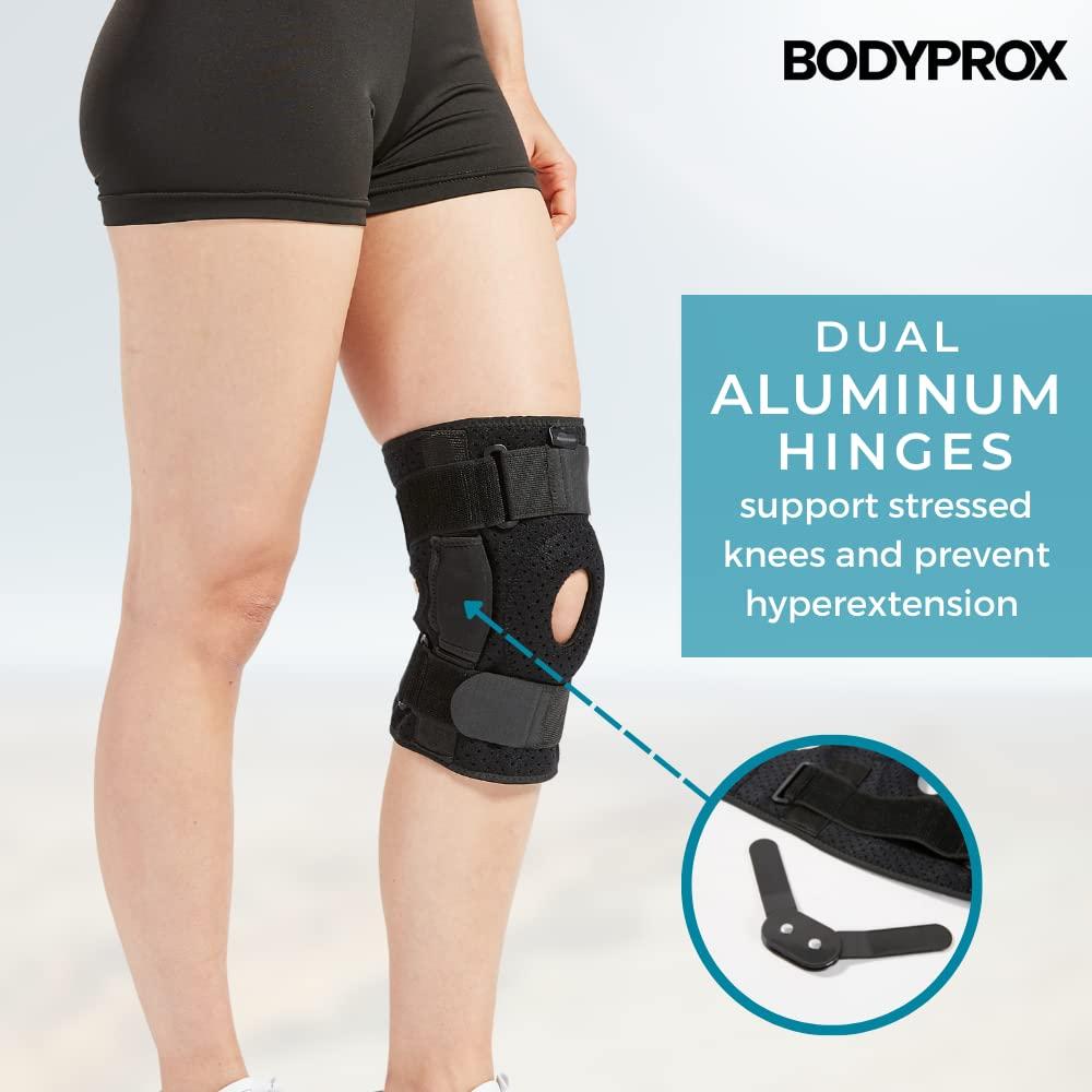Hinged Knee Brace for Men and Women - Medium Size | Support for Swollen ...