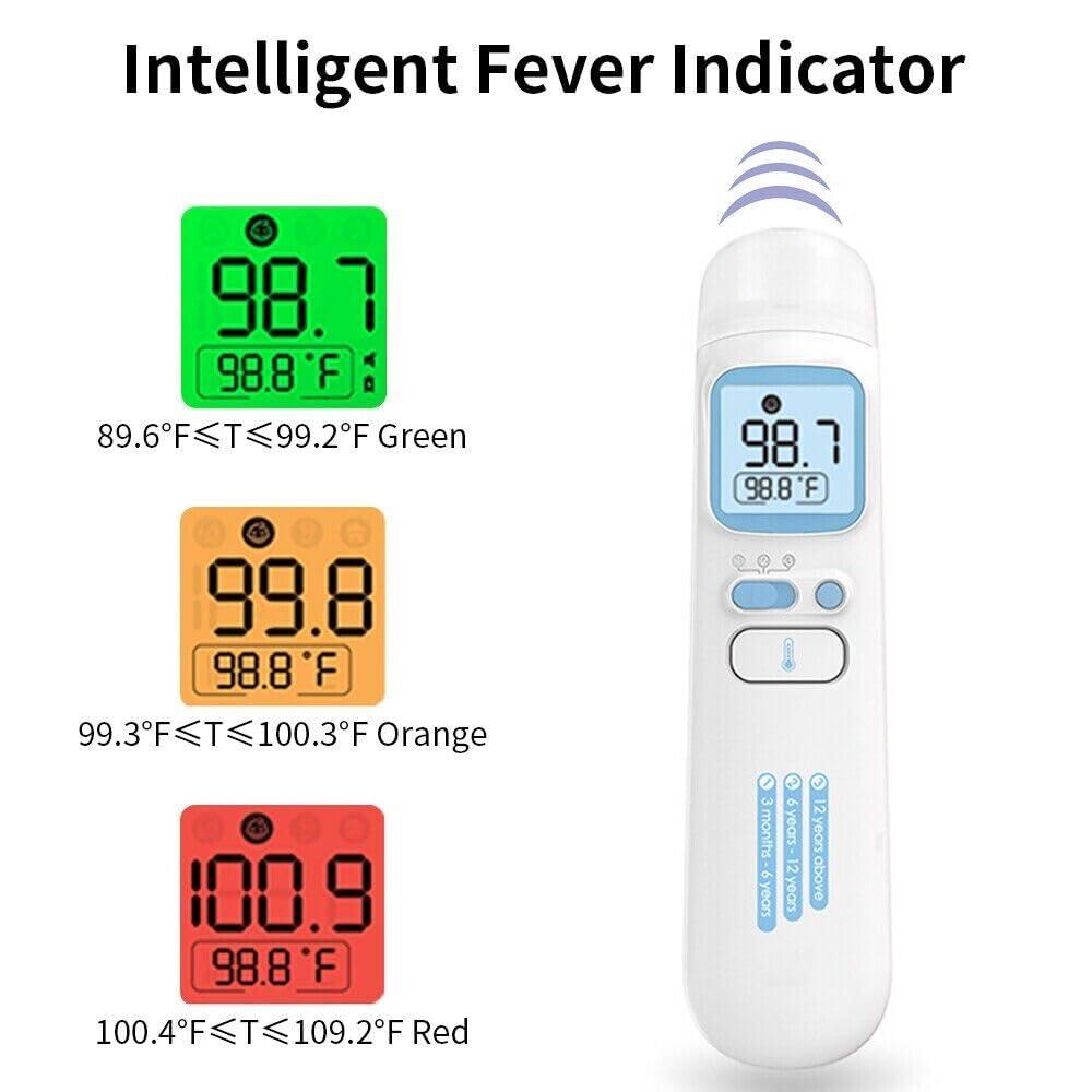 Infrared Digital Ear & Forehead Thermometer - Non-Contact Medical ...
