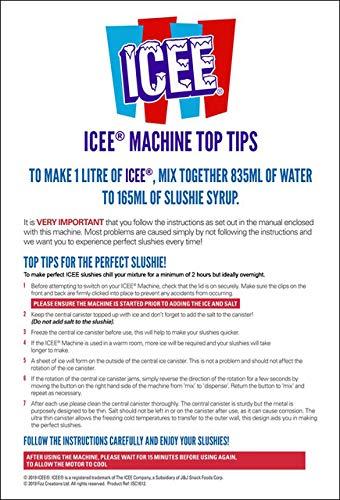 ICEE Genuine Blue Raspberry Flavor Syrup for At-Home Slushie Maker ...