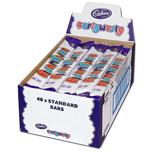 Cadbury Curly Wurly Chocolate Bar 26g (Pack of 48 x SGL) | Buy Now with ...