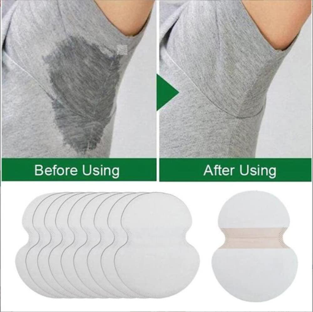 100Pcs Non-Visible Armpit Sweat Pads for Men and Women - Extra Adhesive ...