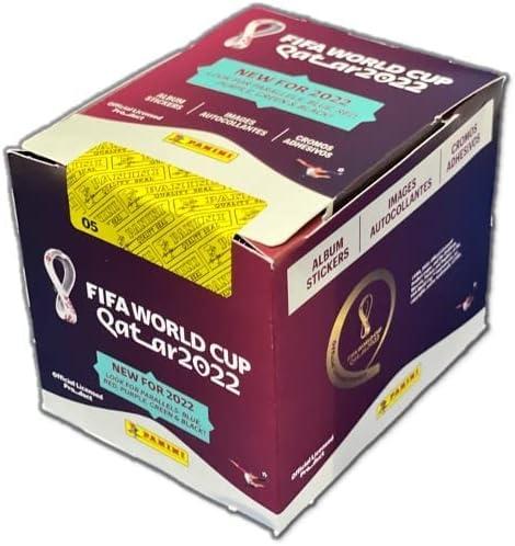 Panini FIFA World Cup Qatar 2022 Album + Box - 50 Packs, 5 Stickers per ...