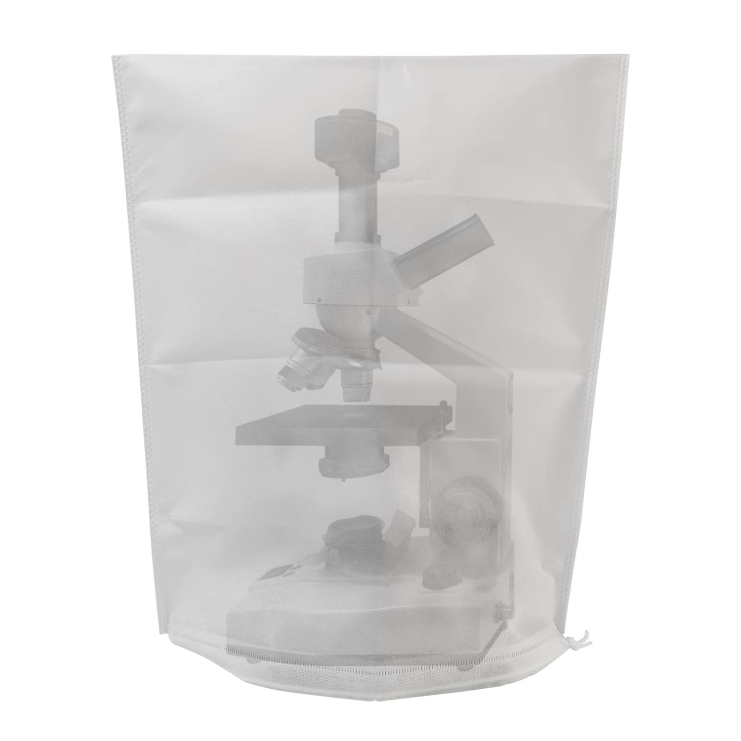 Vabiooth Microscope Dust Cover 15.5 x 18.5 - White Fabric | 39.5cm x ...